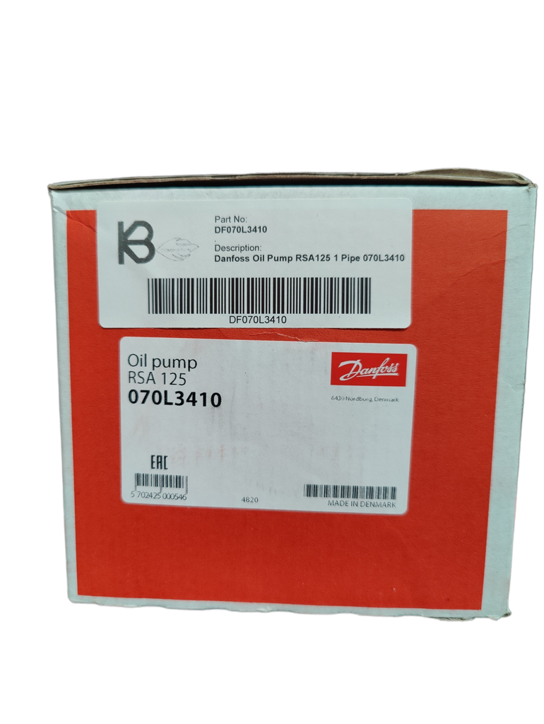 Danfoss Oil Pump RSA125 1 Pipe 070L3410 | KBCombustion Ltd