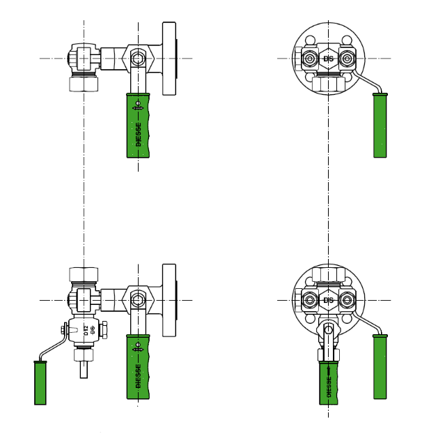 DS Diesse GR18 Reflex Level Gauge Valves DN25 PN40 | Boiler Spares