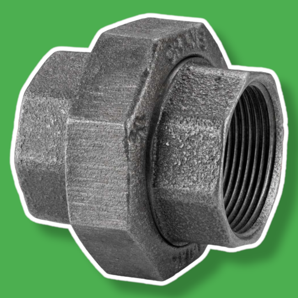 Crane Unions 289 black malleable iron